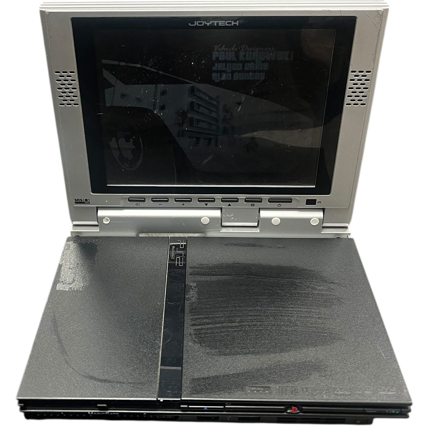 Pre-owned Sony PlayStation 2 Slimline - Includes JoyTech Screen (Black ...